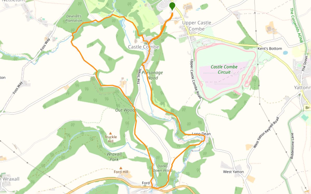 Castle Combe walk in the Cotswolds (6.2 miles circular)
