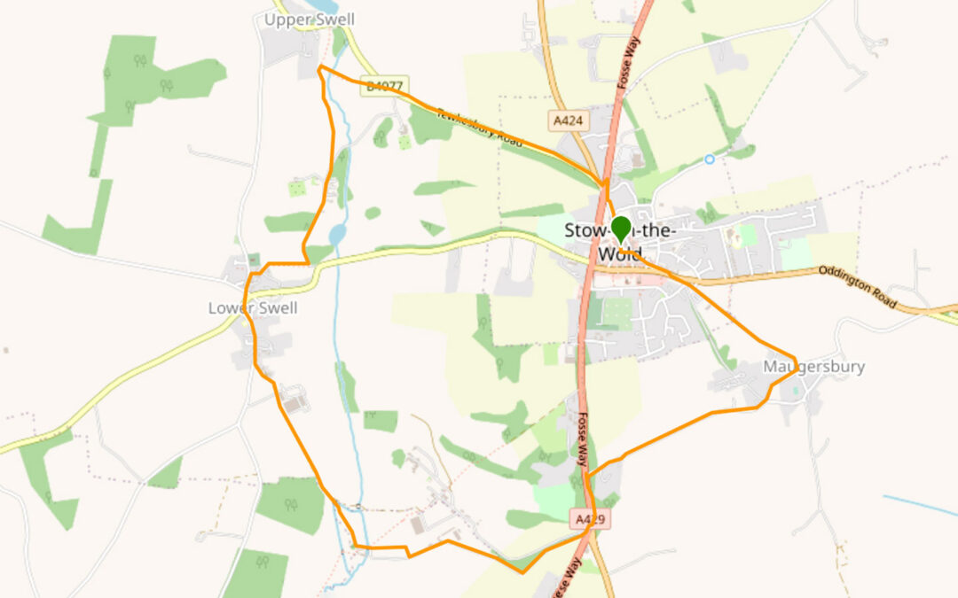 Stow-on-the-Wold to Lower Swell walk in the Cotswolds (5.3 miles circular)
